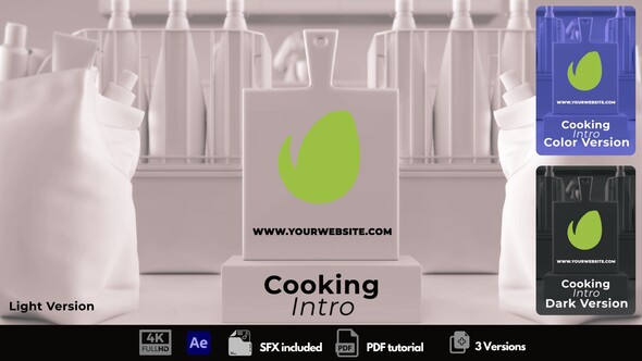 Cooking Intro, After Effects Project Files | VideoHive