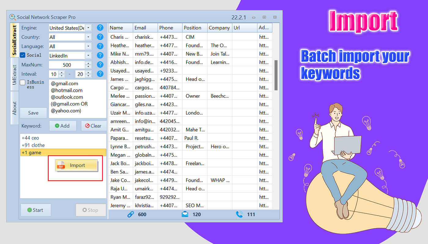 Social Network Data Scraper Pro by IonicStudio | CodeCanyon
