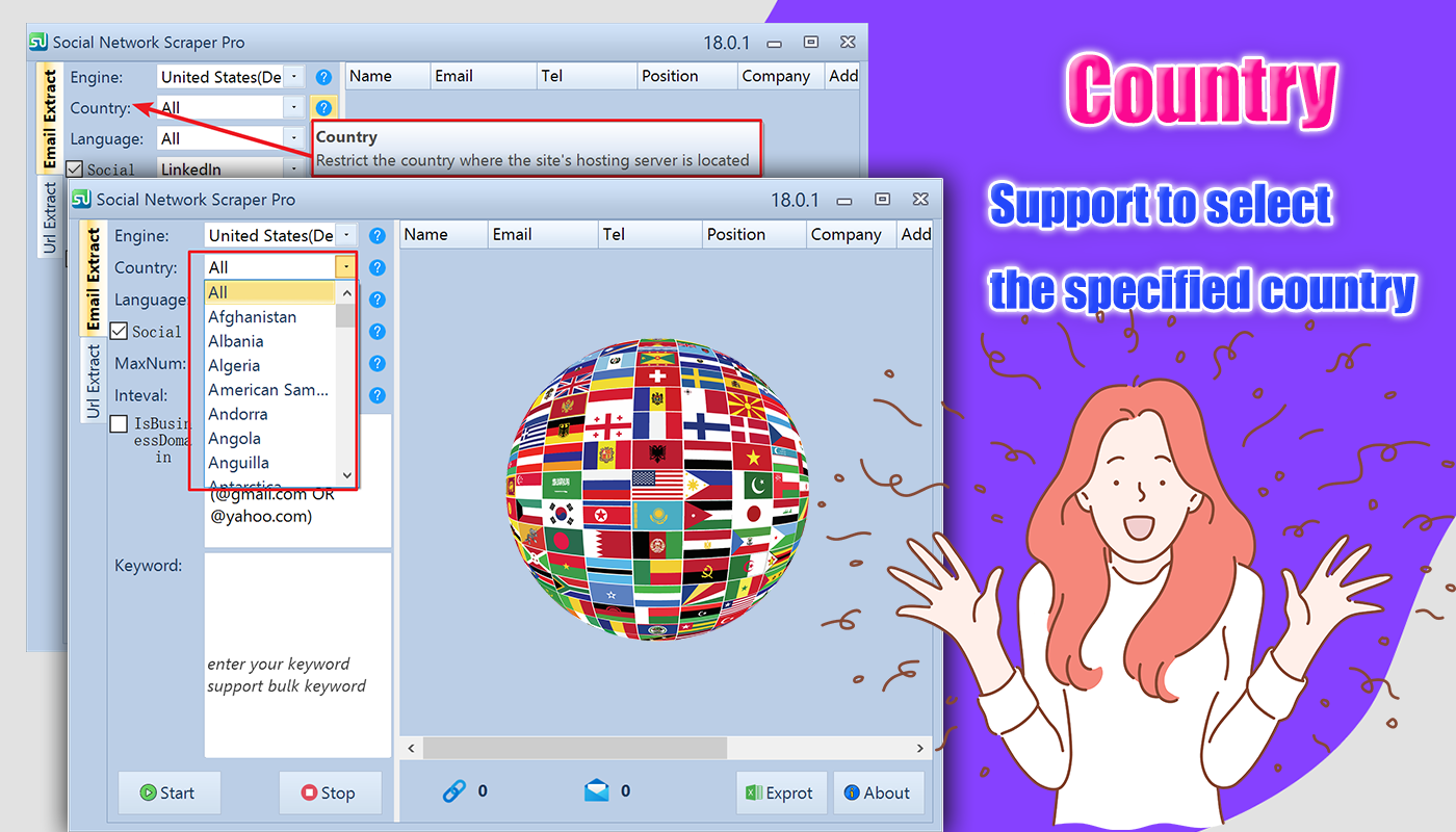 Social Network Data Scraper Pro by IonicStudio | CodeCanyon