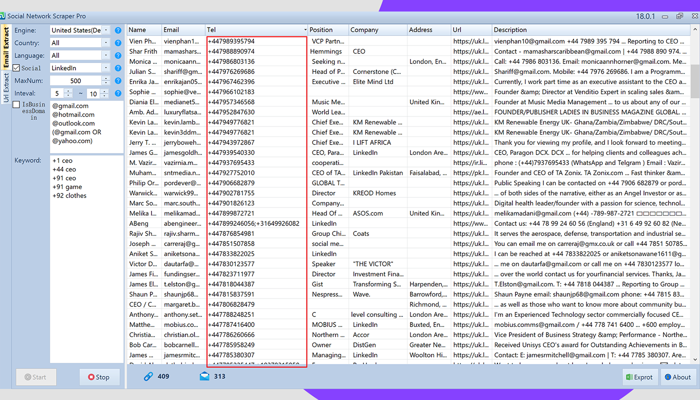 Social Network Data Scraper Pro by IonicStudio | CodeCanyon