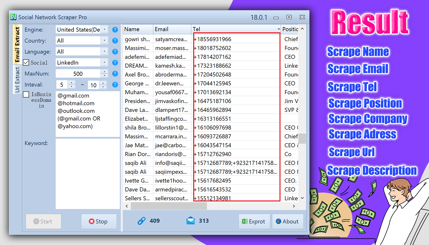 Social Network Data Scraper Pro by IonicStudio | CodeCanyon