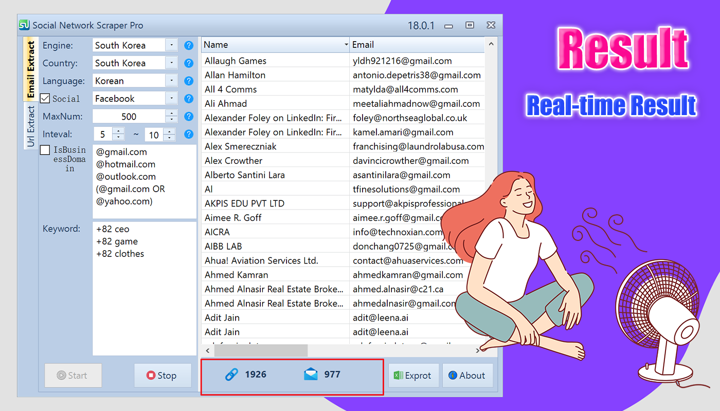Social Network Data Scraper Pro by IonicStudio | CodeCanyon