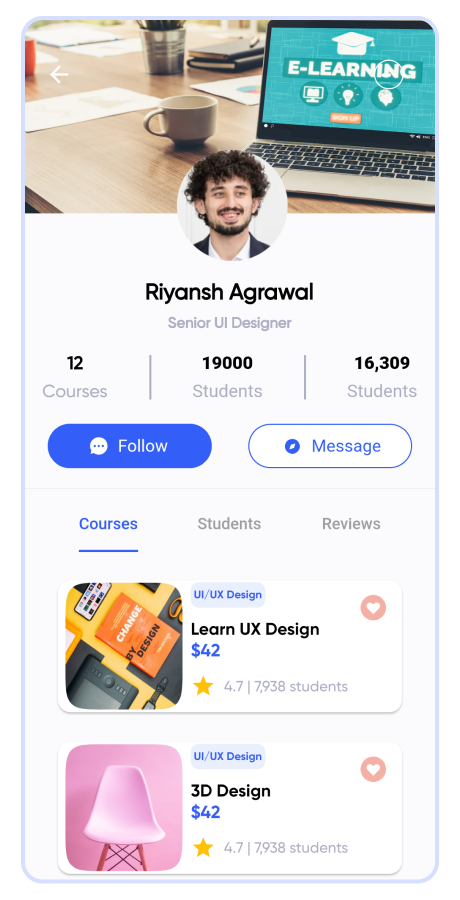 GoLearn - Online Courses Learning App | Udemy | LMS App | Online ...