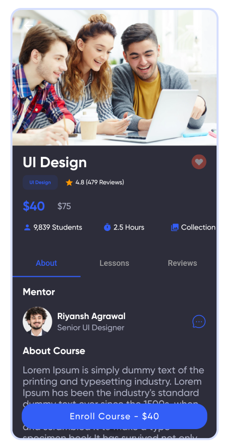 GoLearn - Online Courses Learning App | Udemy | LMS App | Online ...