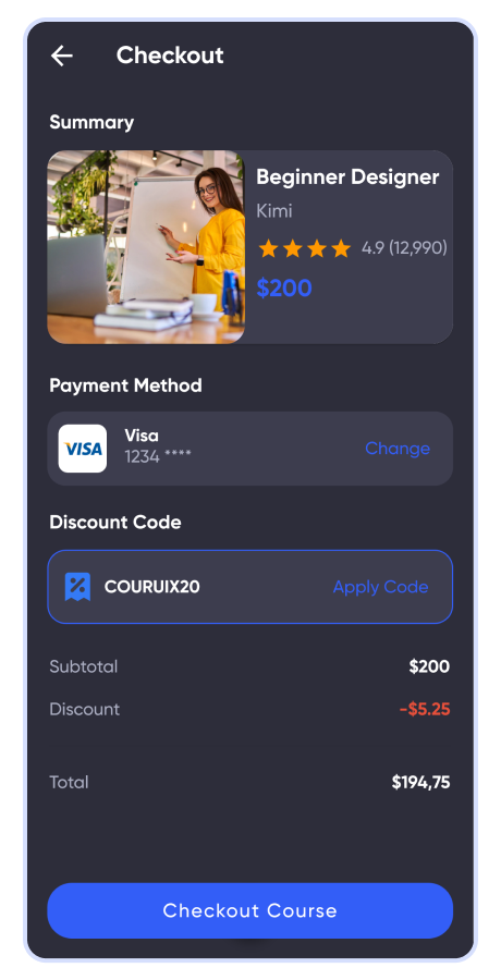 GoLearn - Online Courses Learning App | Udemy | LMS App | Online ...