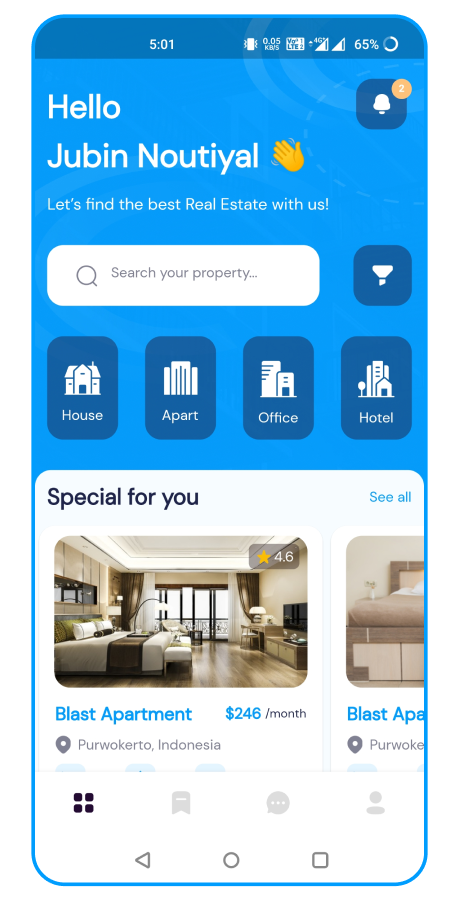 GoHomes - Real Estate App | Online Property Booking | Listing & Rental ...