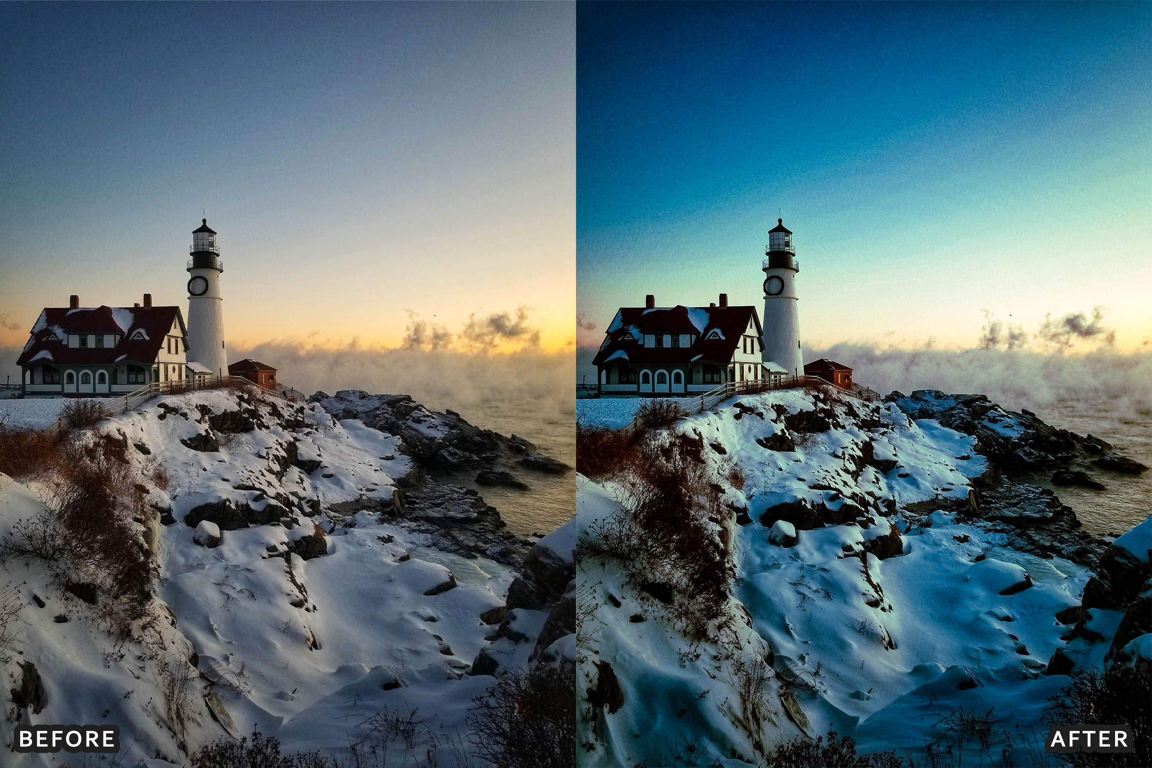 Snow & Winter Presets for Lightroom Mobile and Desktop, Add-ons ...