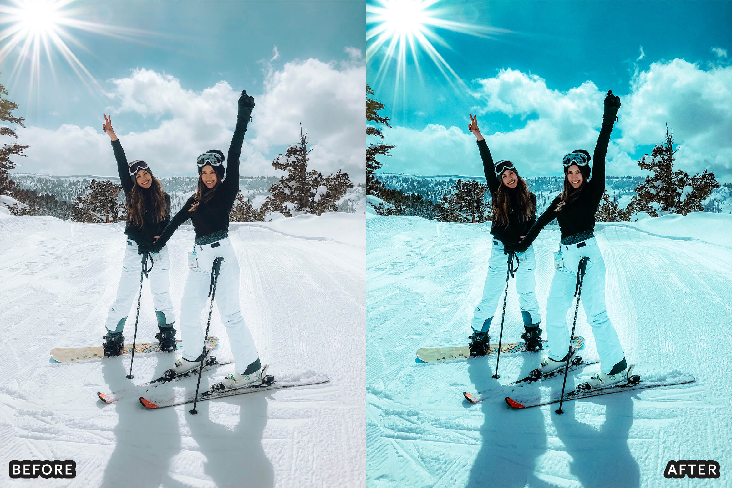 Snow & Winter Presets for Lightroom Mobile and Desktop, Add-ons ...