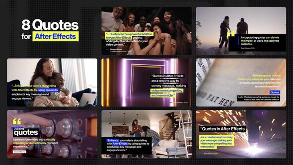 Quotes Video Template, After Effects Project Files | VideoHive
