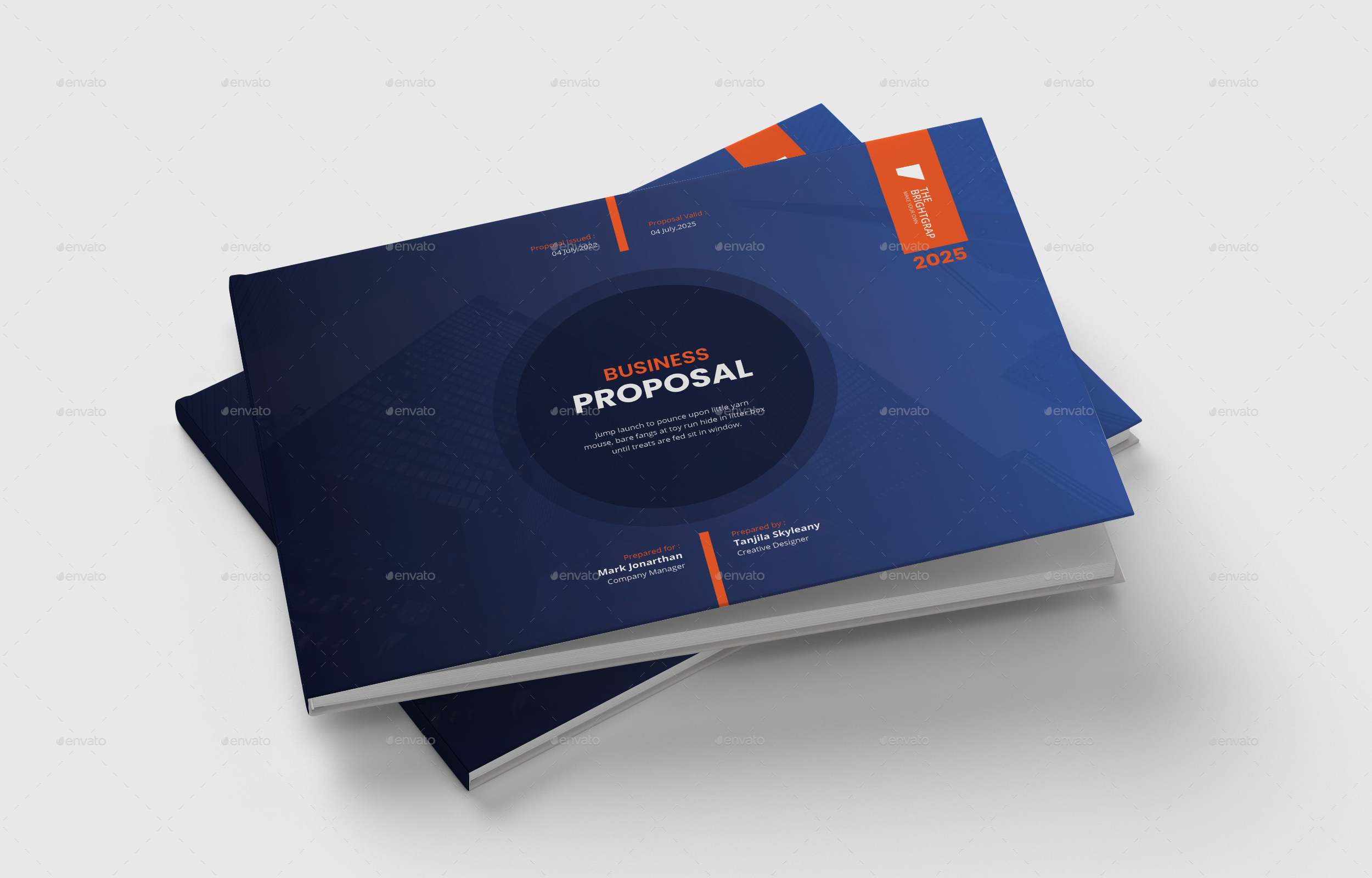 Horizontal Business Proposal, Print Templates | GraphicRiver