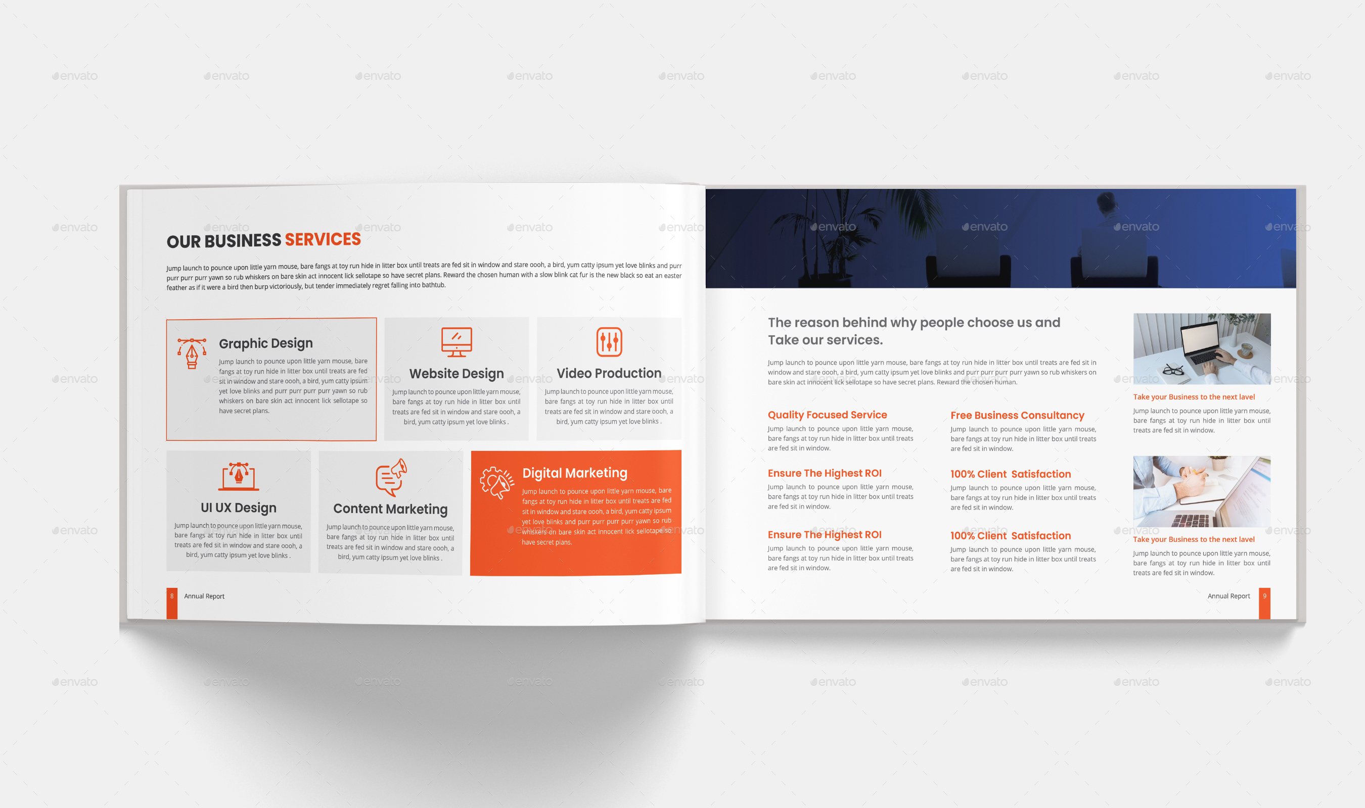 Horizontal Business Proposal, Print Templates | GraphicRiver