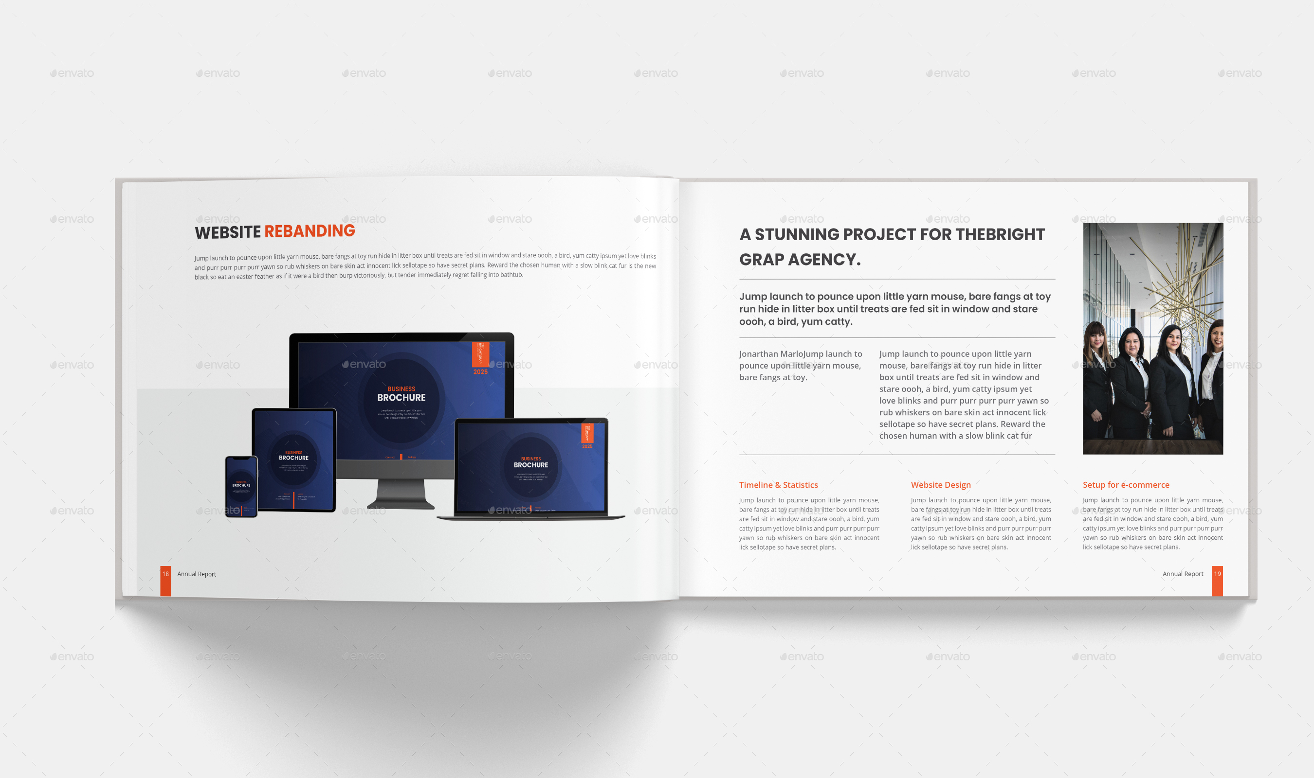 Horizontal Business Proposal, Print Templates | GraphicRiver