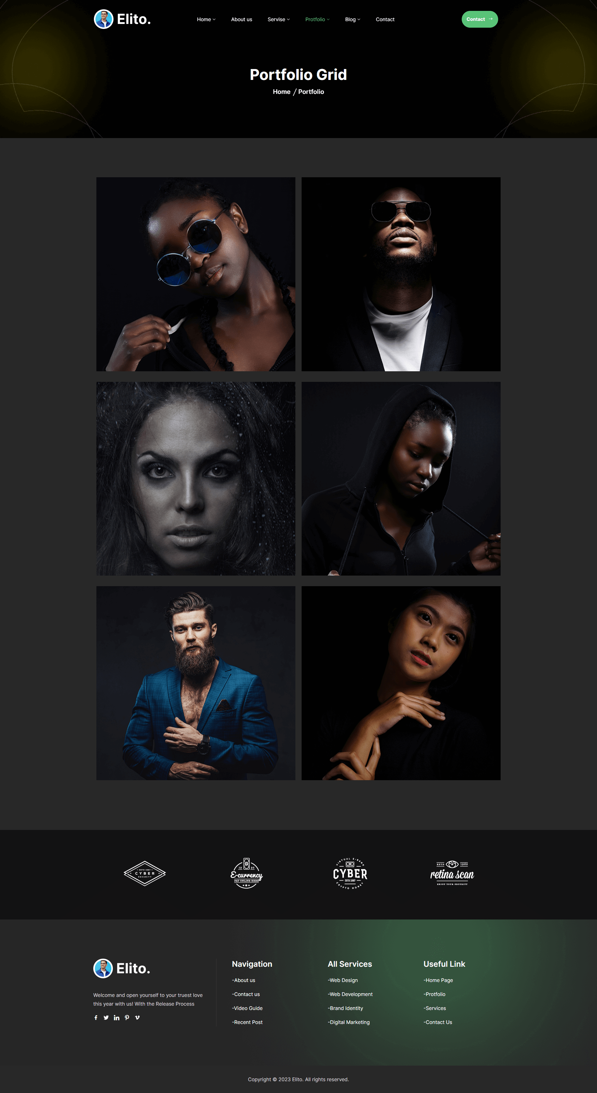 Elito – Creative Portfolio Elementor Template Kit by wpoceans | ThemeForest