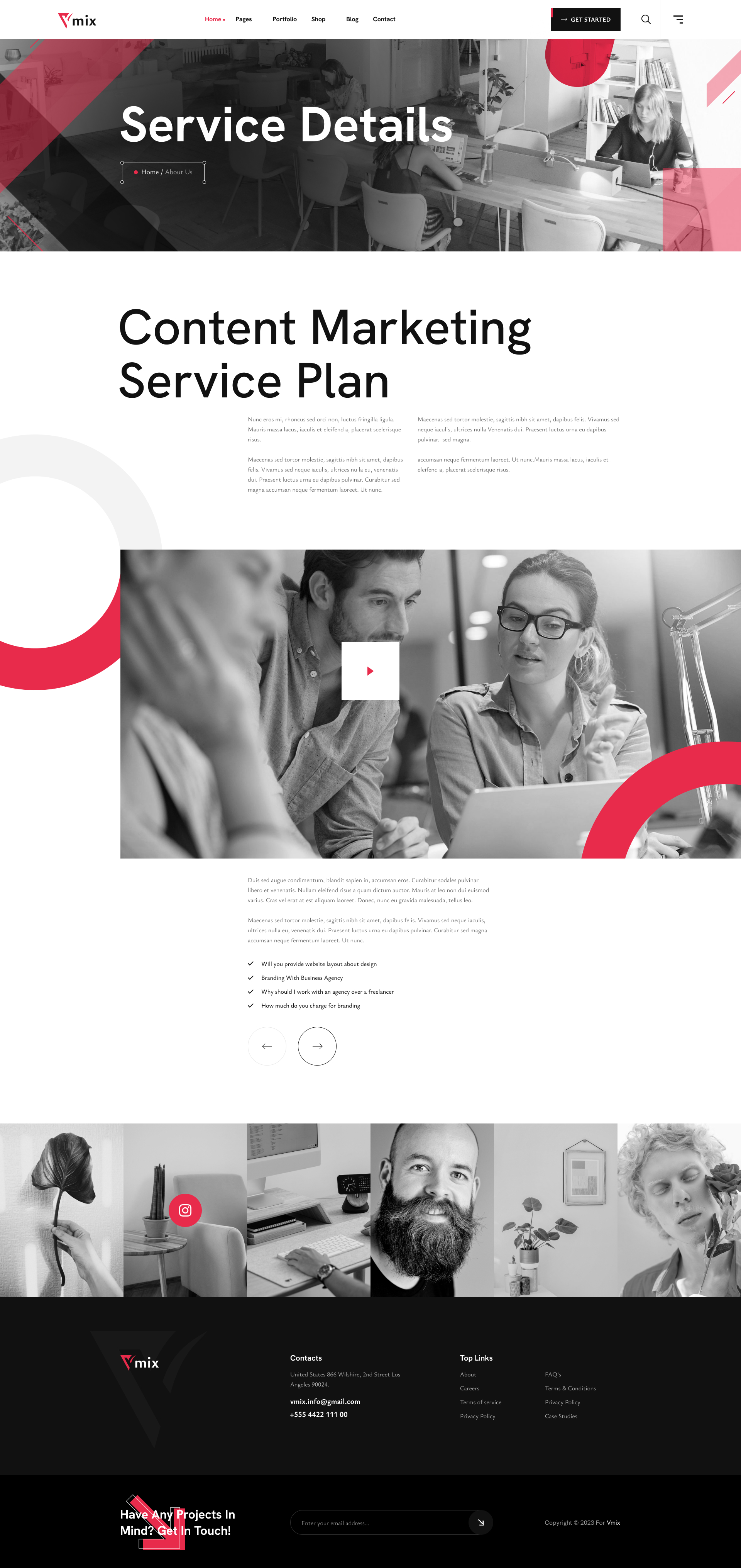 Vmix - Digital Services Agency Figma Template by creativemela | ThemeForest