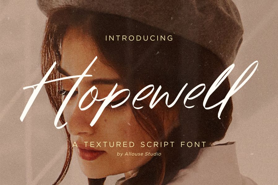 Hopewell A Brush Script Font, Fonts | GraphicRiver