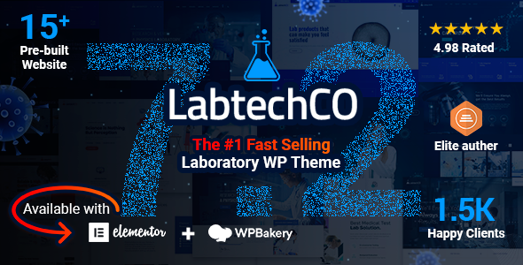 LabtechCO | Laboratory & Science Research WordPress Theme by themeStek