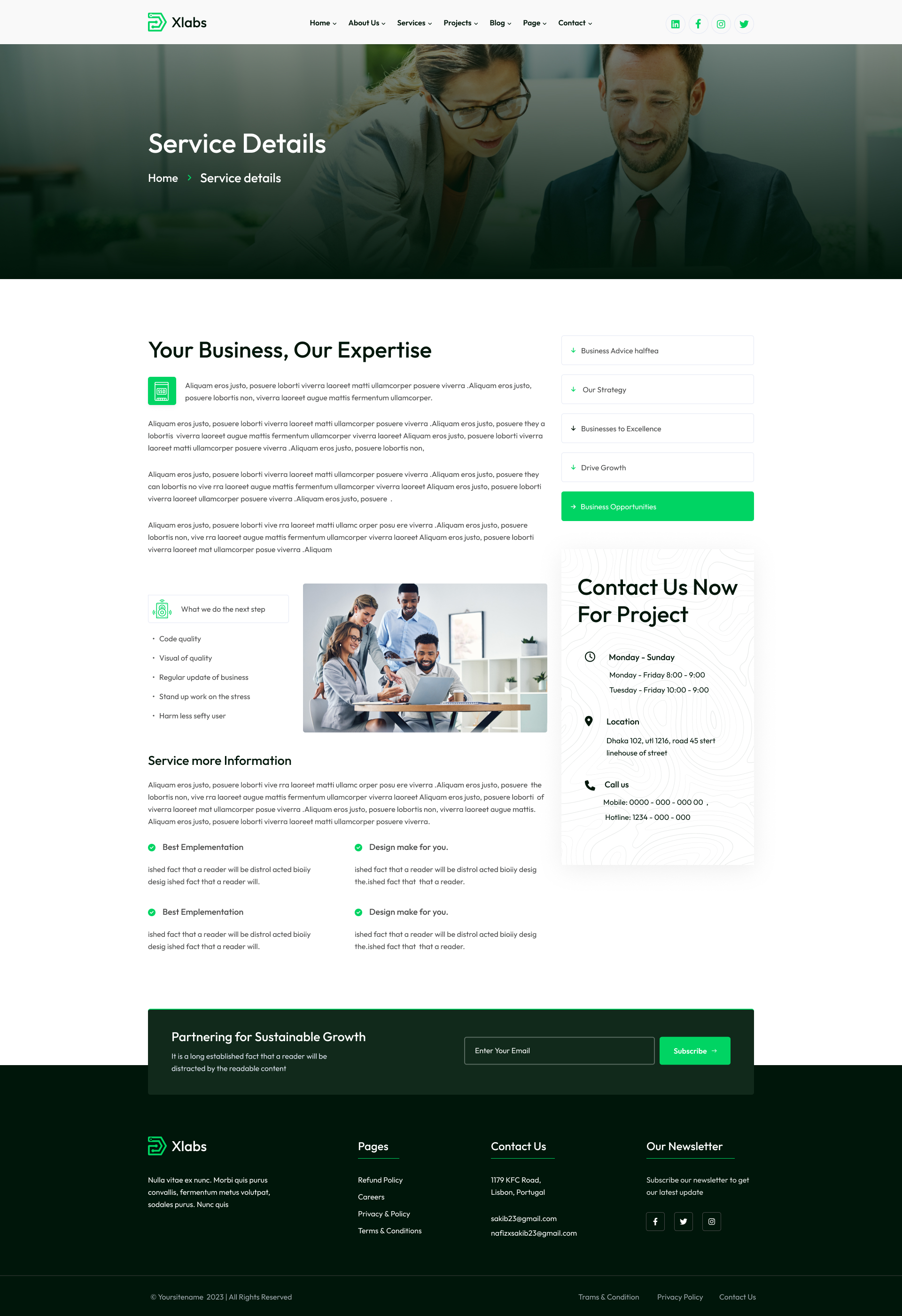 Xlab - Business Consulting Figma Template by Mugli | ThemeForest