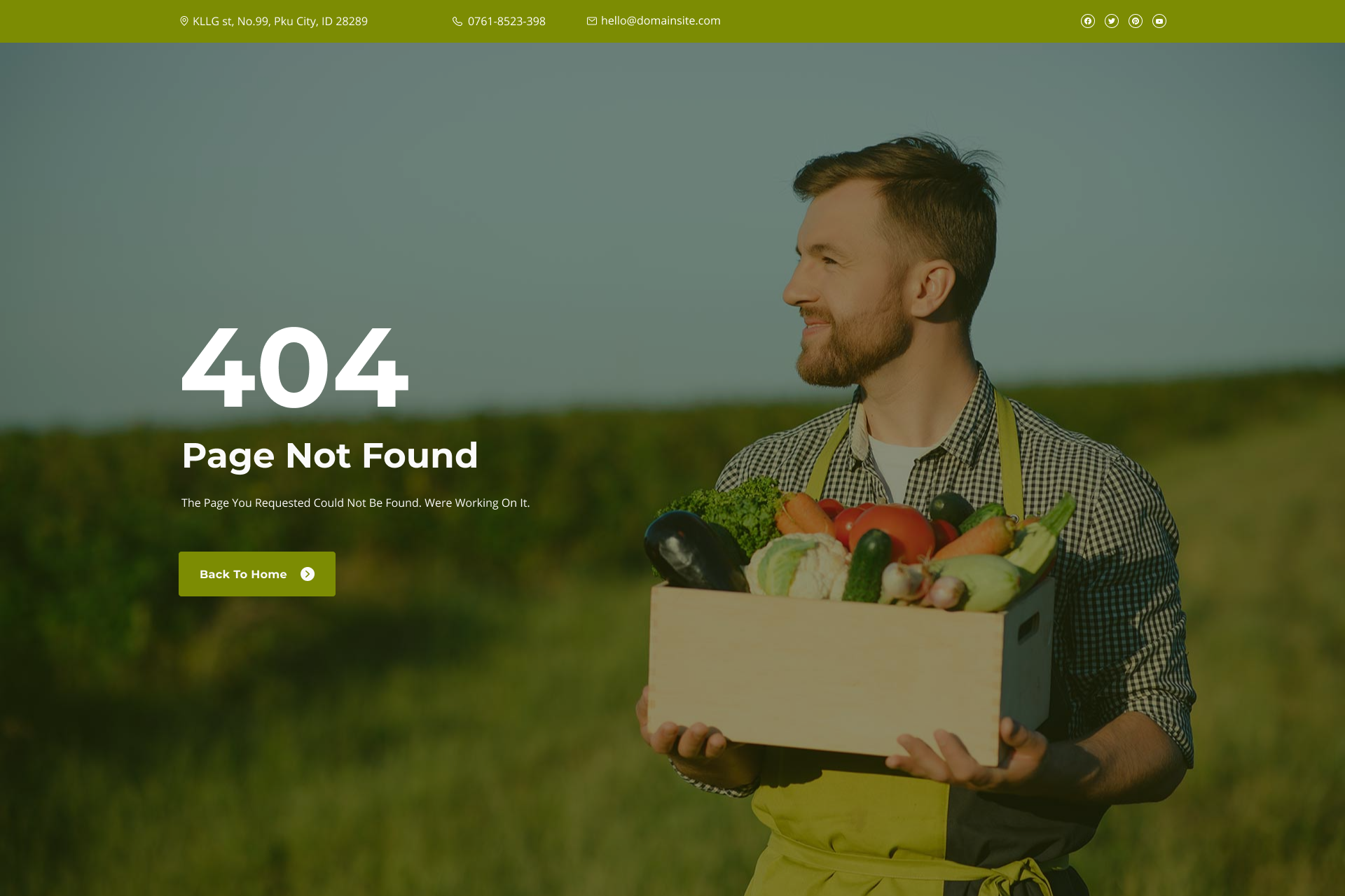 Plentiful - Agriculture Farming Figma Template by Rometheme | ThemeForest