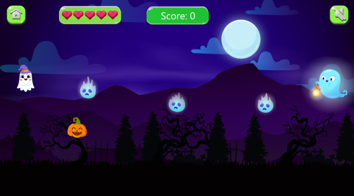 Halloween Clash Game- Arcade Game - HTML5 and Android with Construct 3 Game by naptechlabsltd
