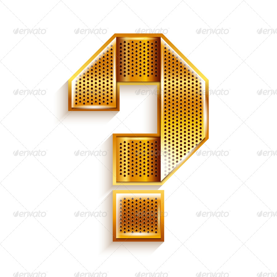 Roman Alphabet Folded From A Metallic Gold Ribbon, Vectors | GraphicRiver