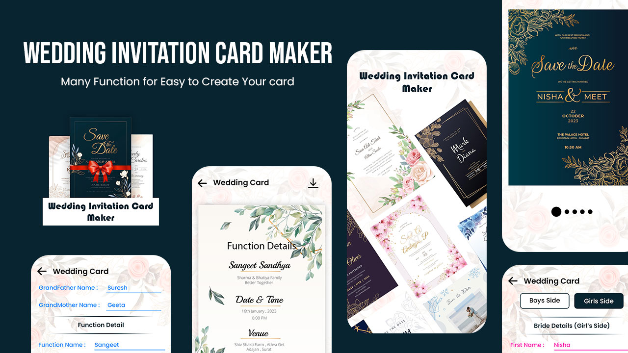 Wedding Invitation Card Maker - Shaadi Card Maker - Card Creator ...
