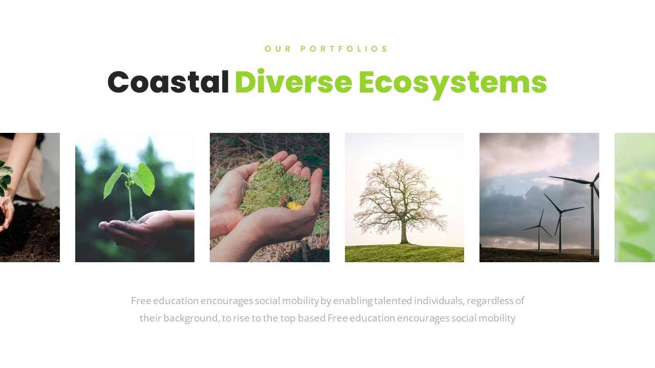 Natural Environment Google Slides Template, Presentation Templates