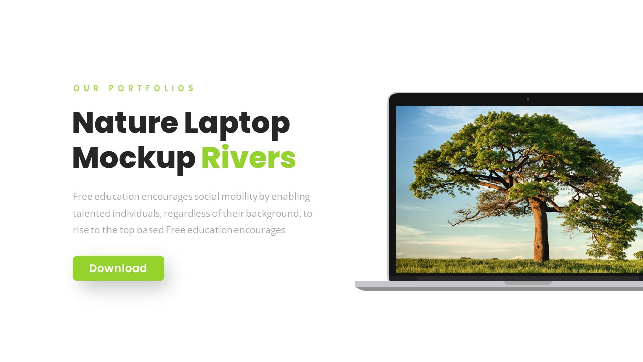 Natural Environment Google Slides Template, Presentation Templates