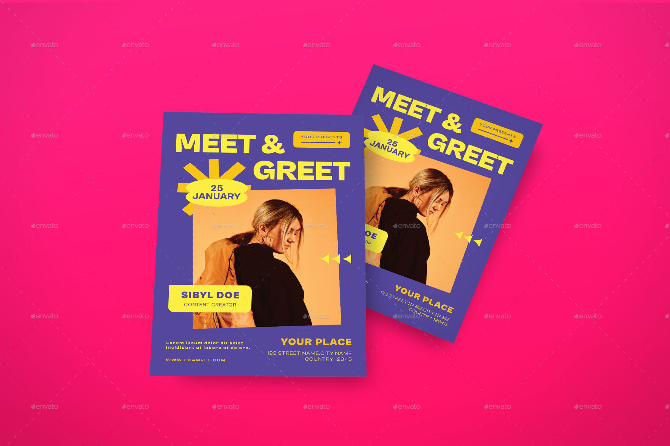 Meet and Greet Flyer, Print Templates | GraphicRiver