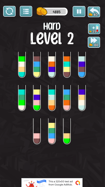 Water Sort Puzzle, liquid sorting (complete unity game +AdMob) by MdoStudio11