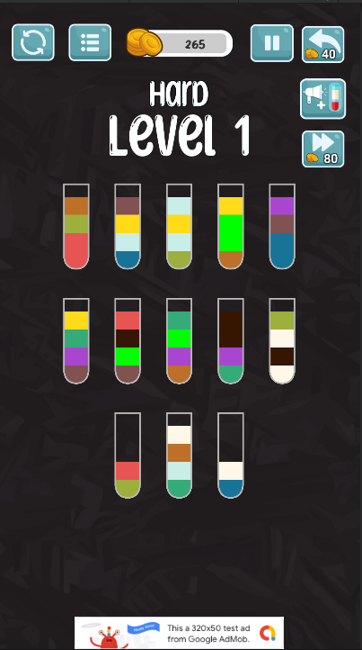 Water Sort Puzzle, liquid sorting (complete unity game +AdMob) by MdoStudio11