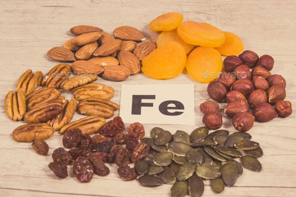 Healthy ingredients as source iron, vitamins and minerals. Best food in ...