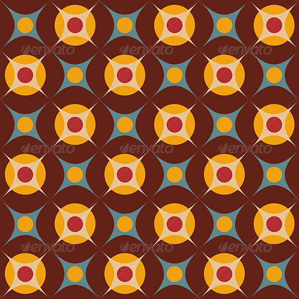 Seamless Geometrical Retro Pattern, Vectors | GraphicRiver