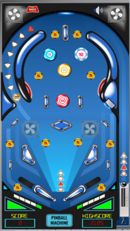 Pinball || Endless || Infinite || HTML 5 || Contruct game by techskinfosky