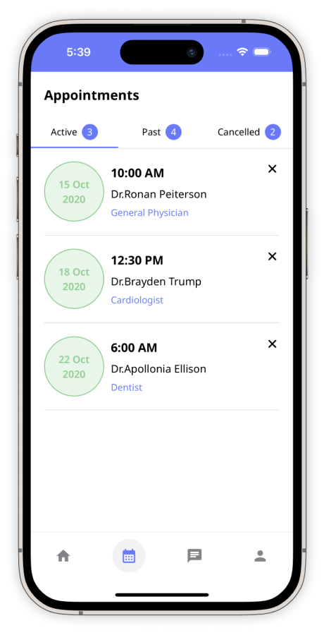 Doctor Appointment Booking Android App + Doctor Appointment iOS App ...