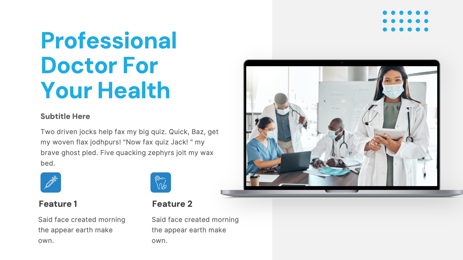 Medically - Medical and Healthy PowerPoint Template, Presentation Templates