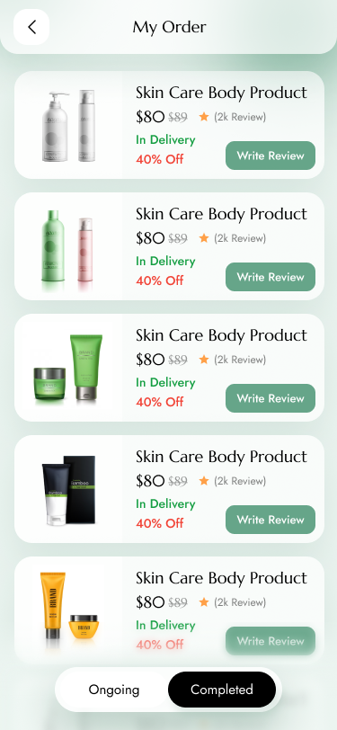 Glower - Cosmetic eCommerce Figma Mobile App UI Kit by DexignZone ...