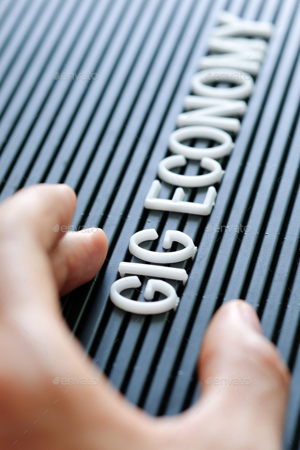 Gig Economy concept background Stock Photo by osbmxhouse | PhotoDune