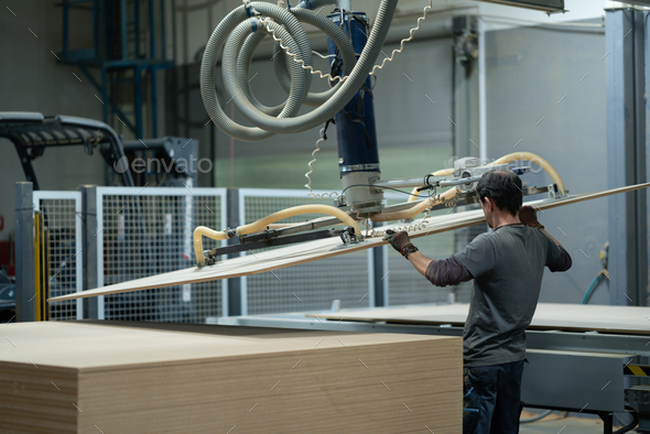 Industrial automation and robotics in modern industrial factory ...