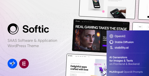 Softic - SaaS App WordPress Theme by AncoraThemes | ThemeForest