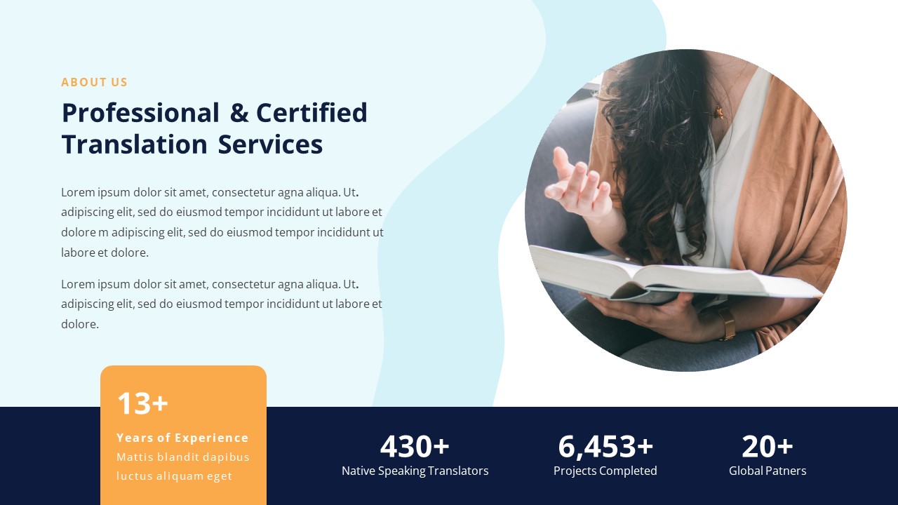 Translator - Translation Service Agency PowerPoint Template ...