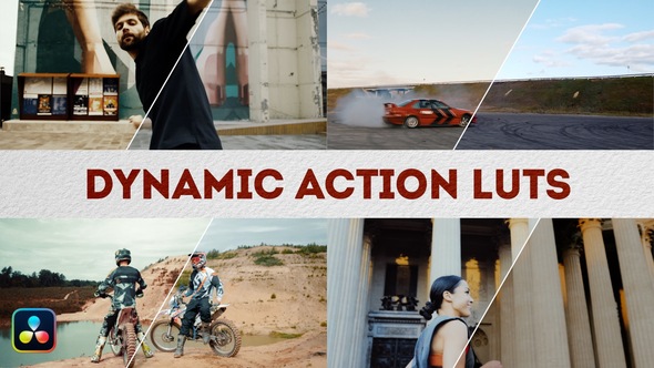 Dynamic Action LUTs | DaVinci Reslove, DaVinci Resolve Templates ...