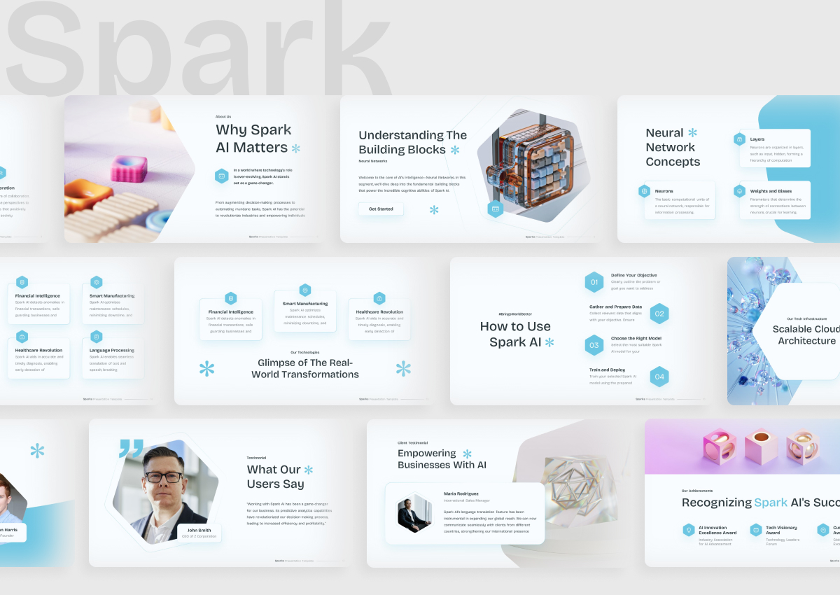 Spark - AI PowerPoint Presentation, Presentation Templates | GraphicRiver