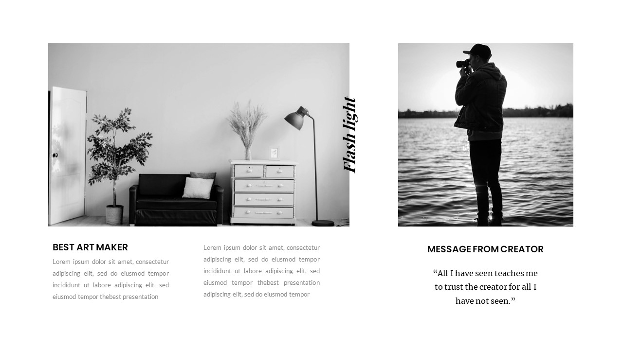 Flash Light – Creative Business PowerPoint Template, Presentation Templates