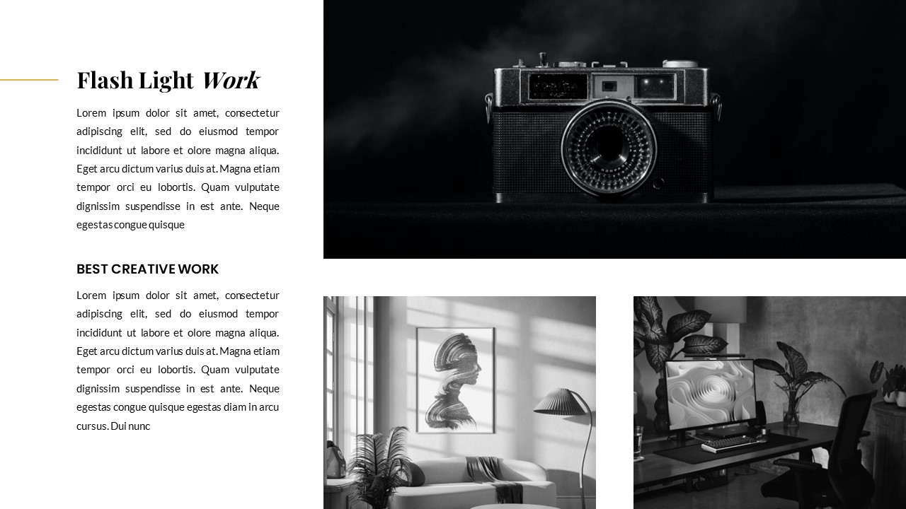 Flash Light – Creative Business PowerPoint Template, Presentation Templates