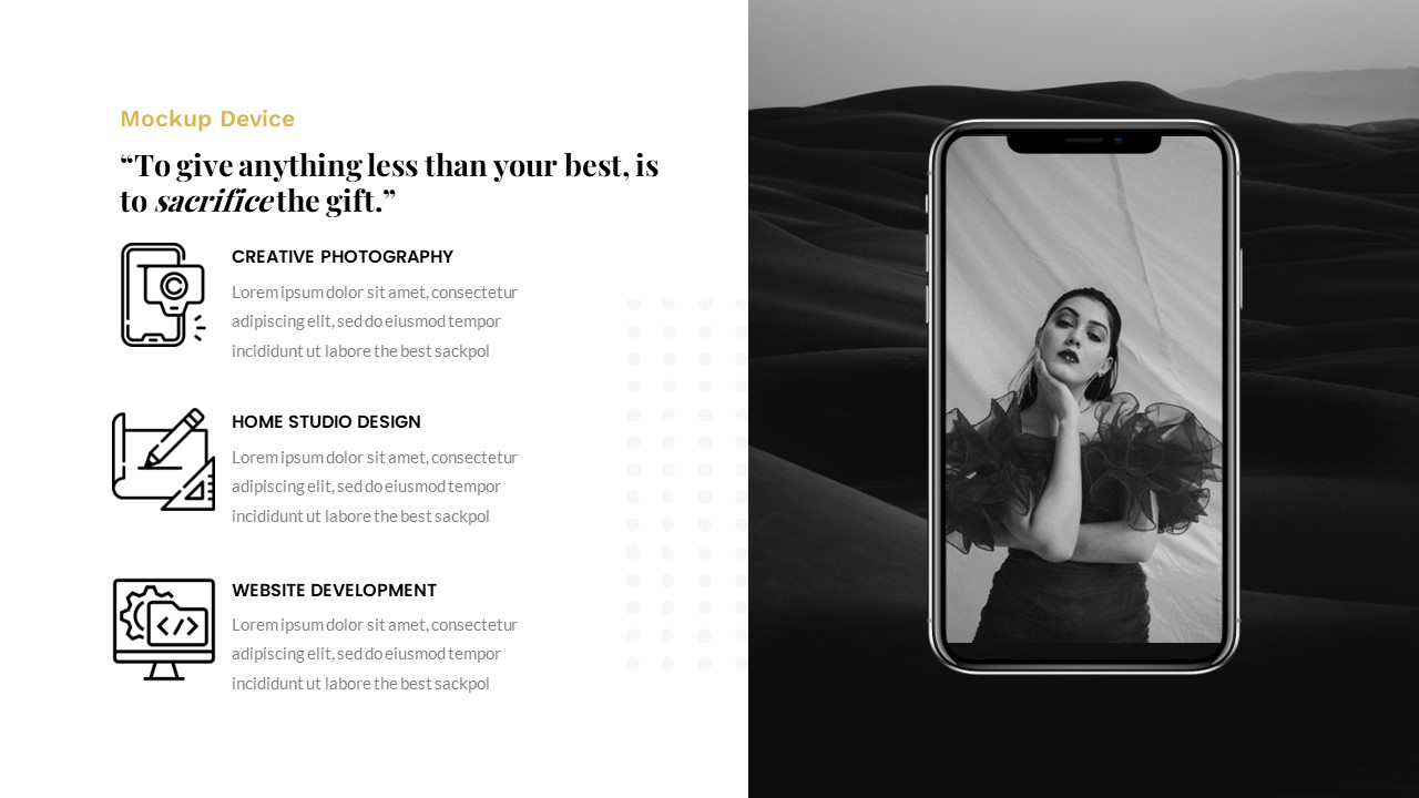 Flash Light – Creative Business PowerPoint Template, Presentation Templates