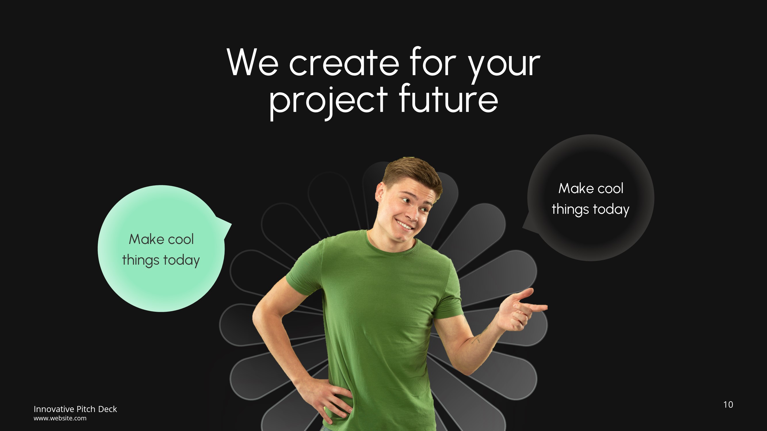 Innovative Pitch Deck PowerPoint Template, Presentation Templates ...