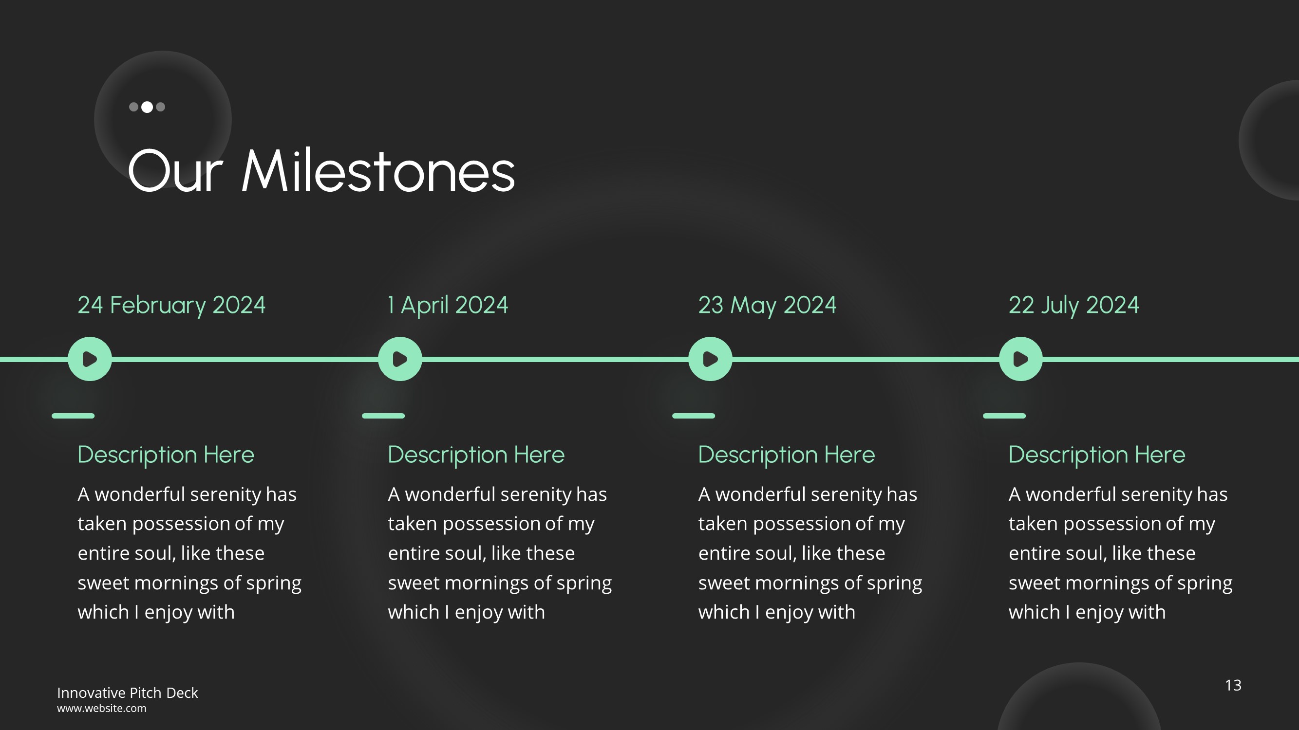 Innovative Pitch Deck PowerPoint Template, Presentation Templates ...