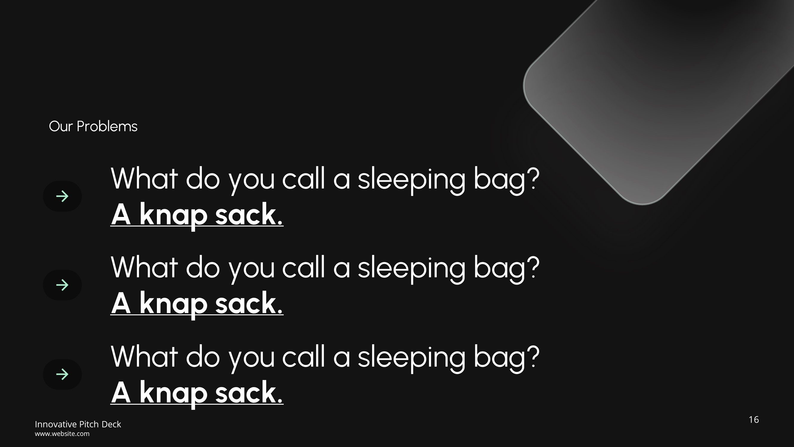 Innovative Pitch Deck PowerPoint Template, Presentation Templates ...