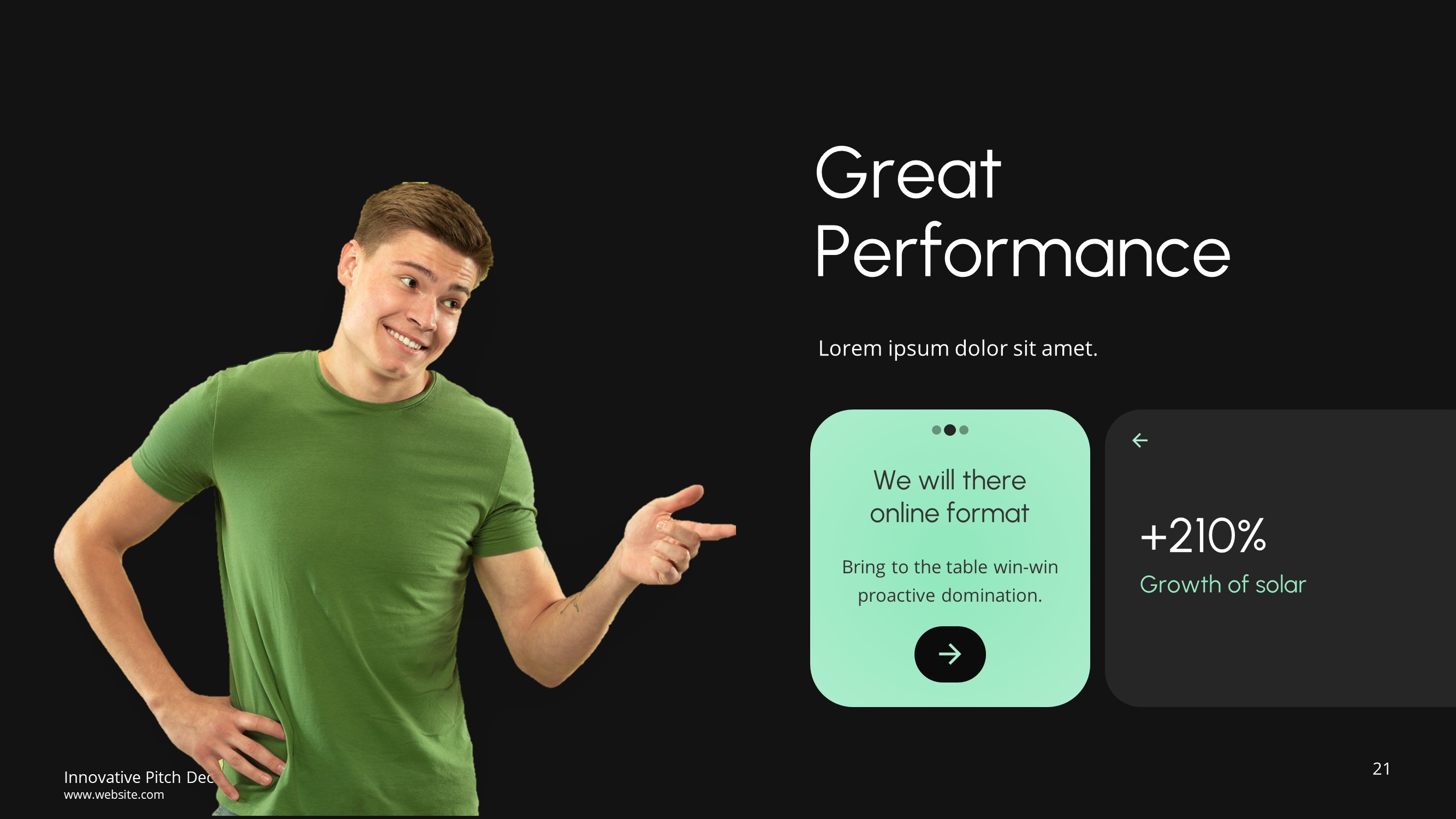 Innovative Pitch Deck PowerPoint Template, Presentation Templates ...