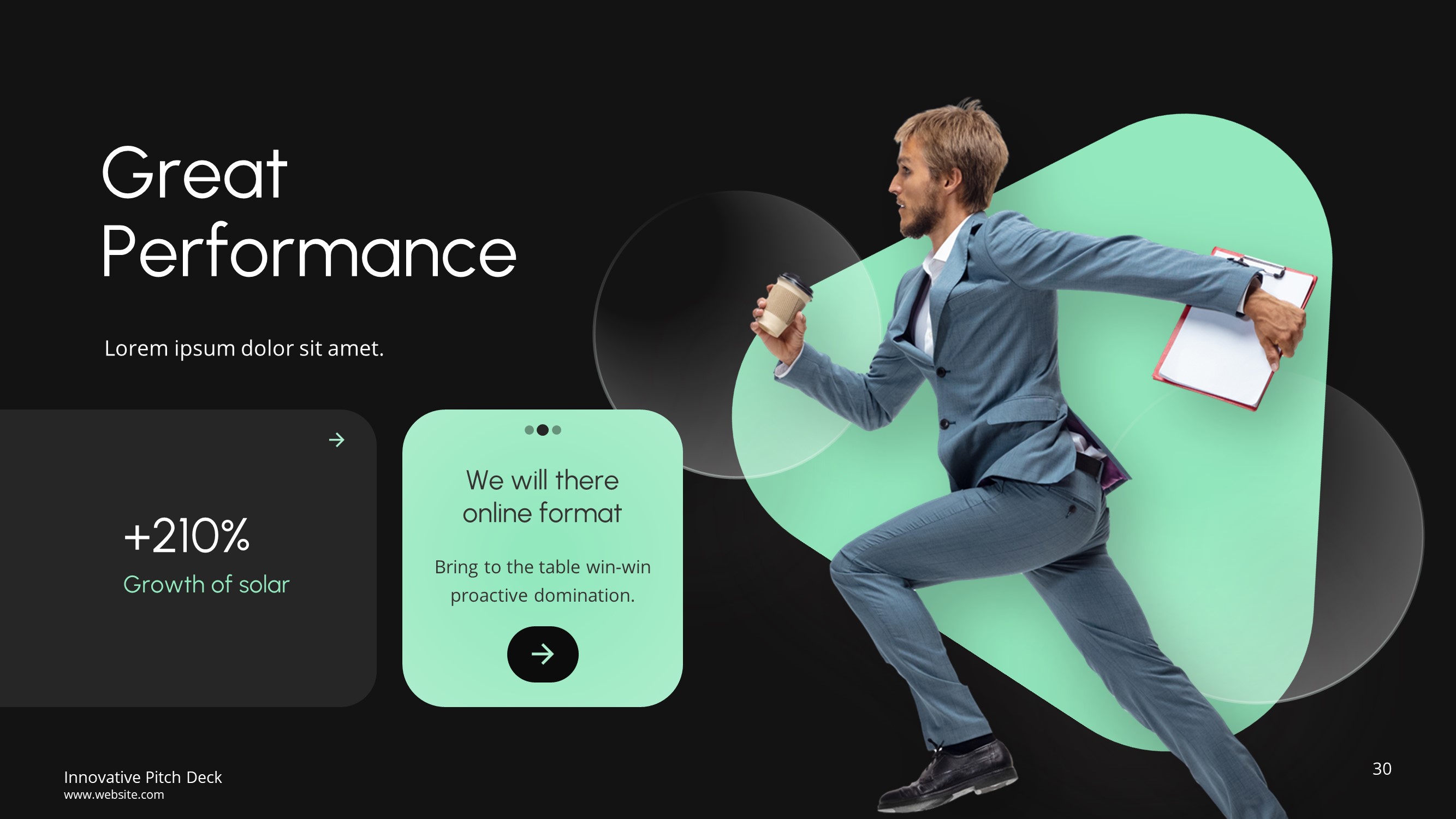 Innovative Pitch Deck PowerPoint Template, Presentation Templates ...